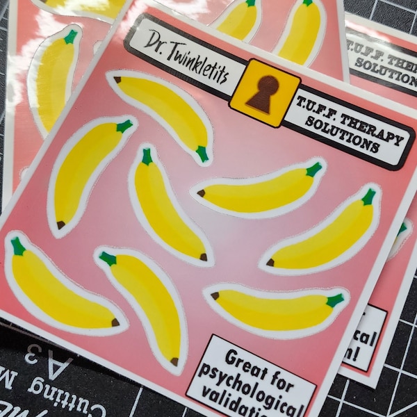 Banana Sticker Metalocalypse - Etsy