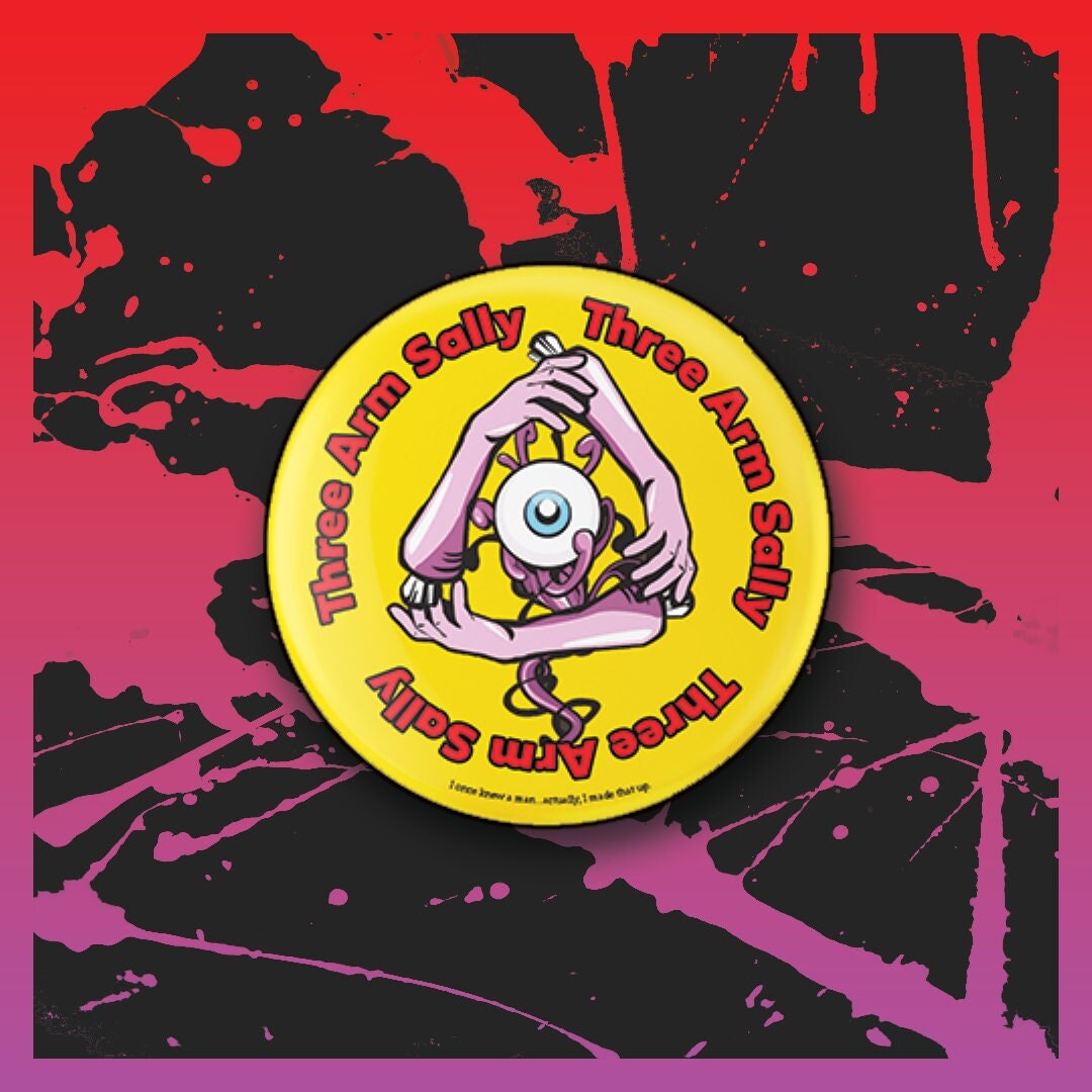 Three Arm Sally JDATE David Wong John Cheese Horror Button - Etsy