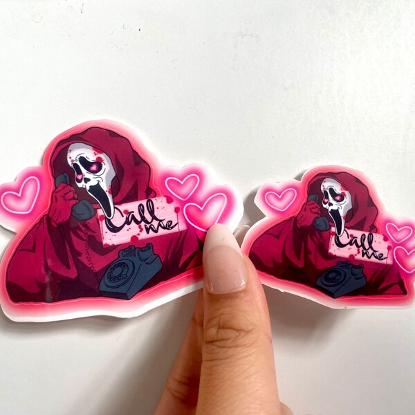 Scream Waterproof Stickers - Etsy