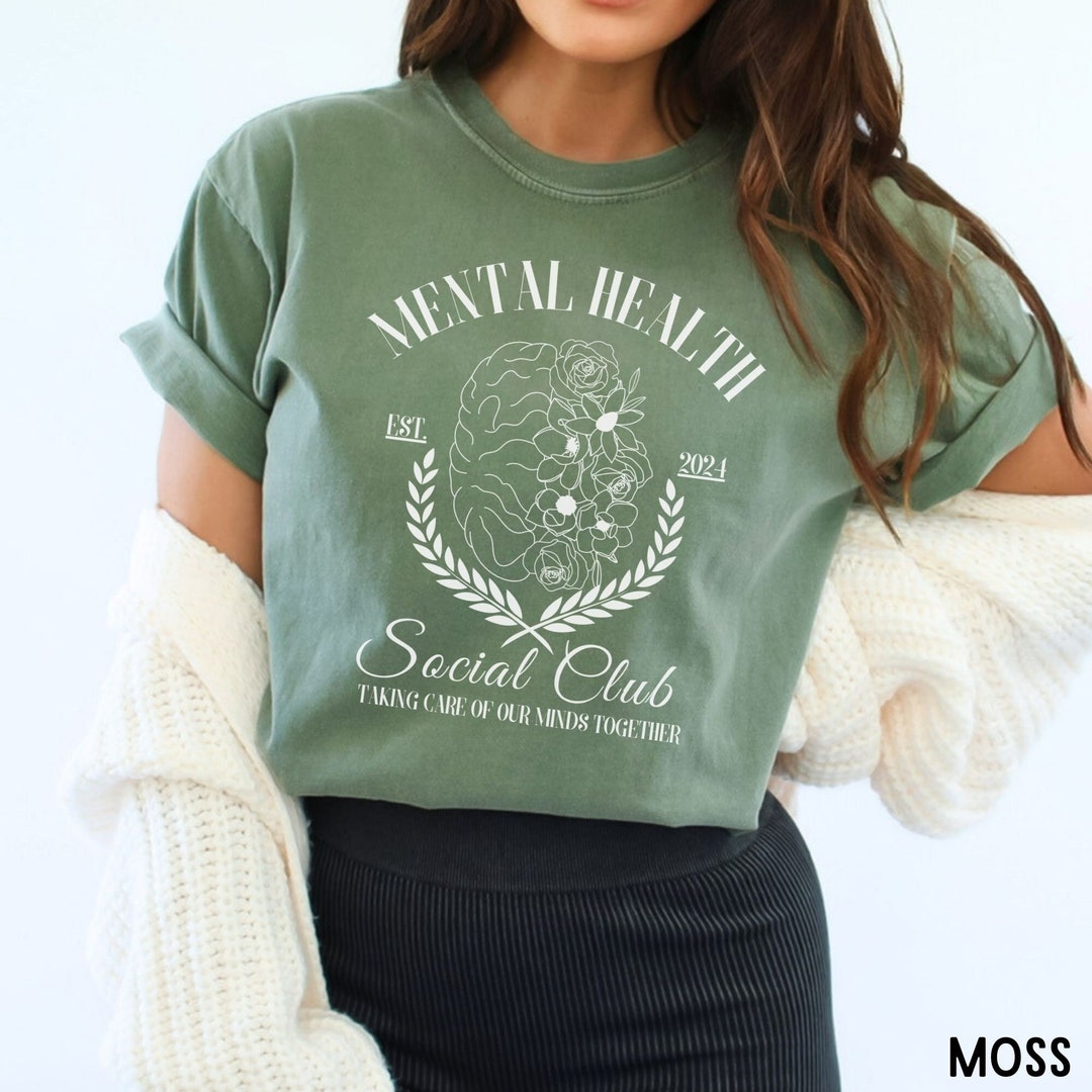 Mental Health T-shirt, Mental Health Awareness, Luxury Social Club ...