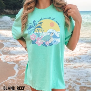 Meet Me at the Ocean T-shirt, Beach Vibes Comfort Colors Tee, Beachy ...