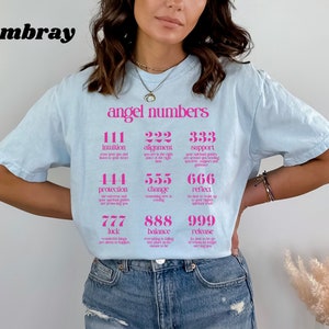Angel Number Shirt, 444 Shirt, 777 Shirt, Spiritual Shirt, Oversized ...
