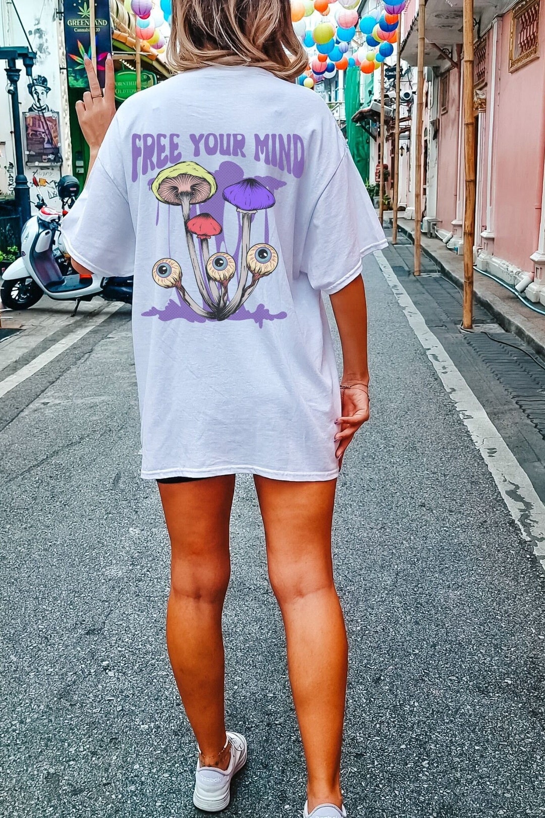 Free Your Mind Shirt, Psychedelic Mushroom Shirt, Shirt, Trippy ...