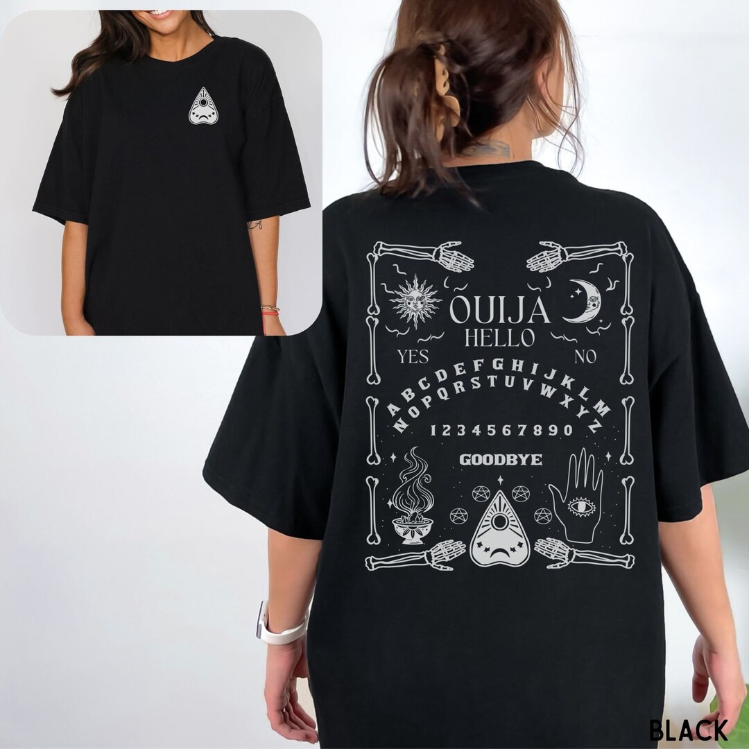 Retro Ouija Board Tshirt, Occult Clothing, Witchy Shirt, Halloween ...