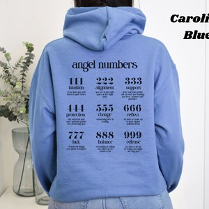 Angel Number Hoodie Mystical Celestial Hoodie Angel Core - Etsy