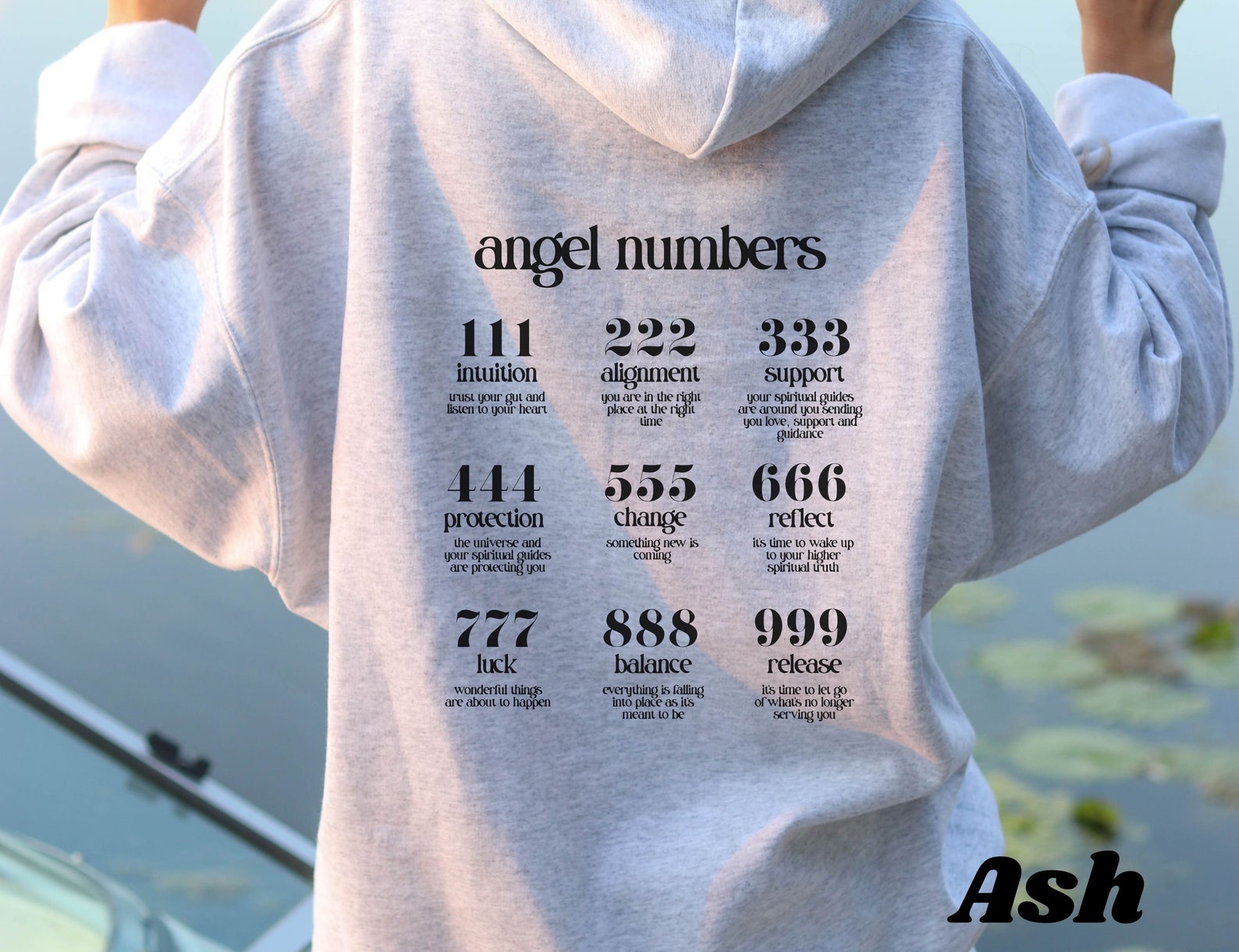 Angel Number Hoodie, Mystical Celestial Hoodie, Angel Core Aesthetic ...