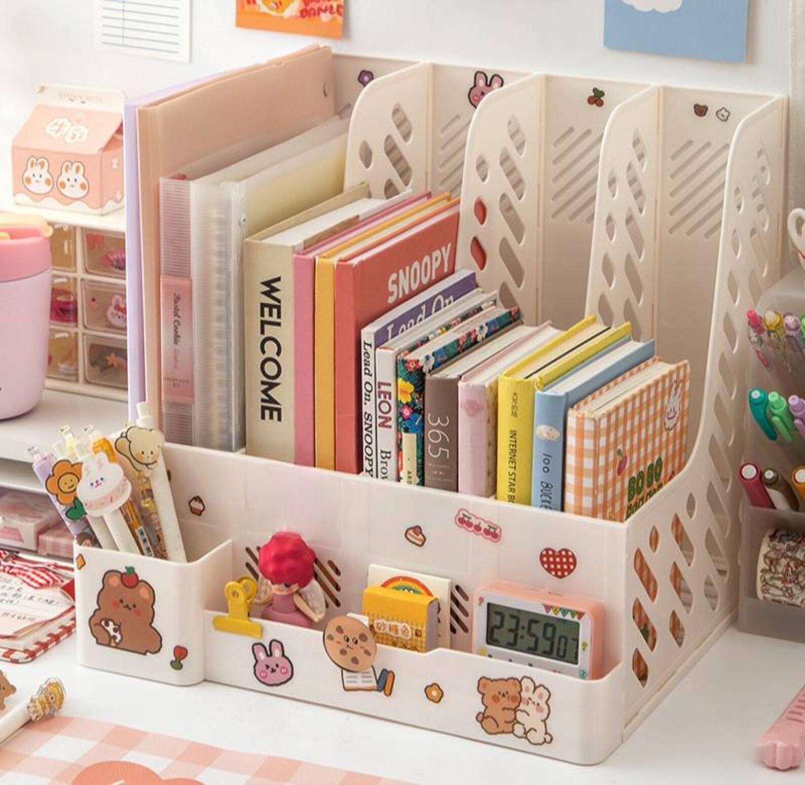 Stylish and Versatile Desk Organiser 2 Colours - Etsy