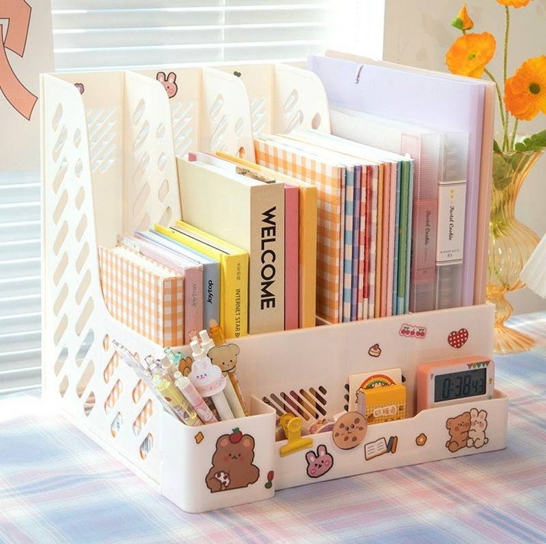 Stylish and Versatile Desk Organiser 2 Colours - Etsy