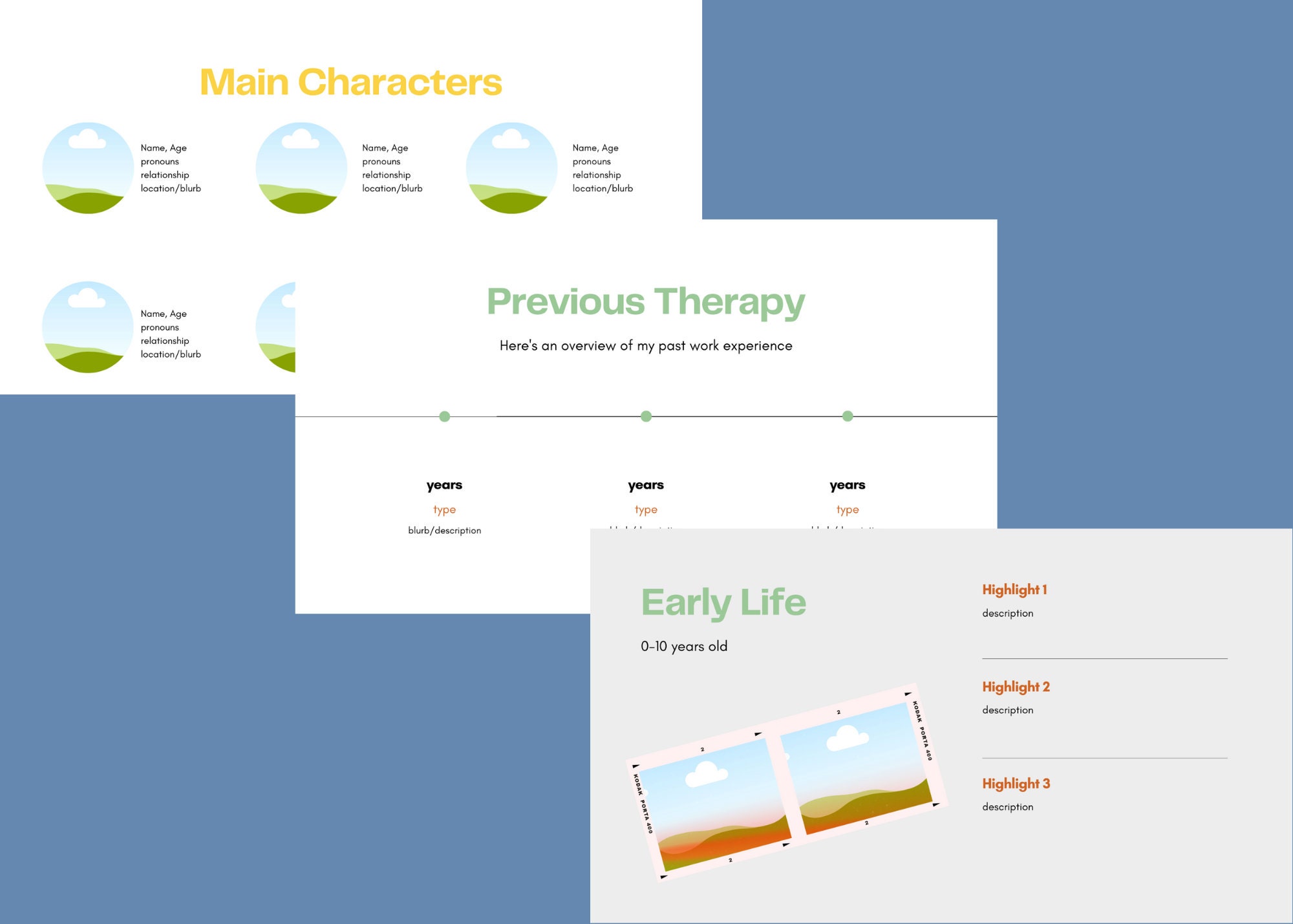 Introduce Yourself to Your New Therapist Presentation Template (canva ...