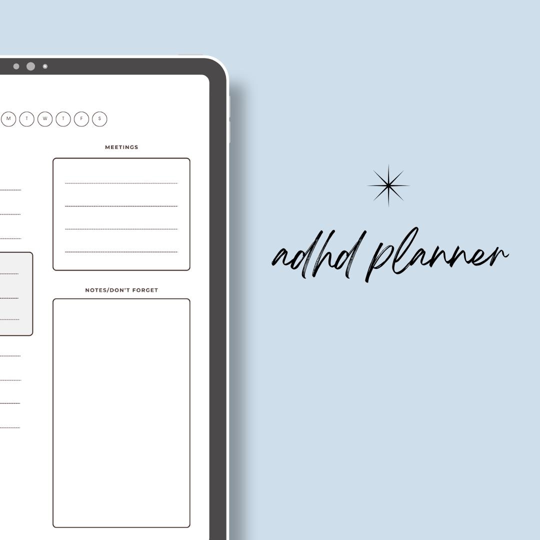 The ADHD Prioritization Matrix and Agenda | ADHD Planner | Scary Hour ...