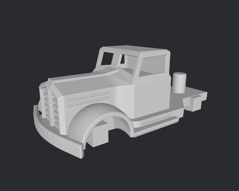 HO Scale Truck and Trailer Stls - Optimized for FDM 3D Printing ...