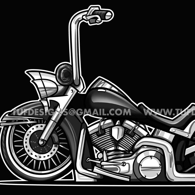 Chicano Style Harley - Etsy