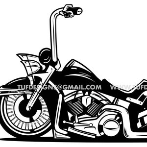 Motorcycle Artwork, Biker Logo Design, SVG Files, Lowrider Bike Drawing ...