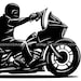 Motorcycle Artwork, Biker Logo Design, SVG Files, Harley Lowrider Bike ...