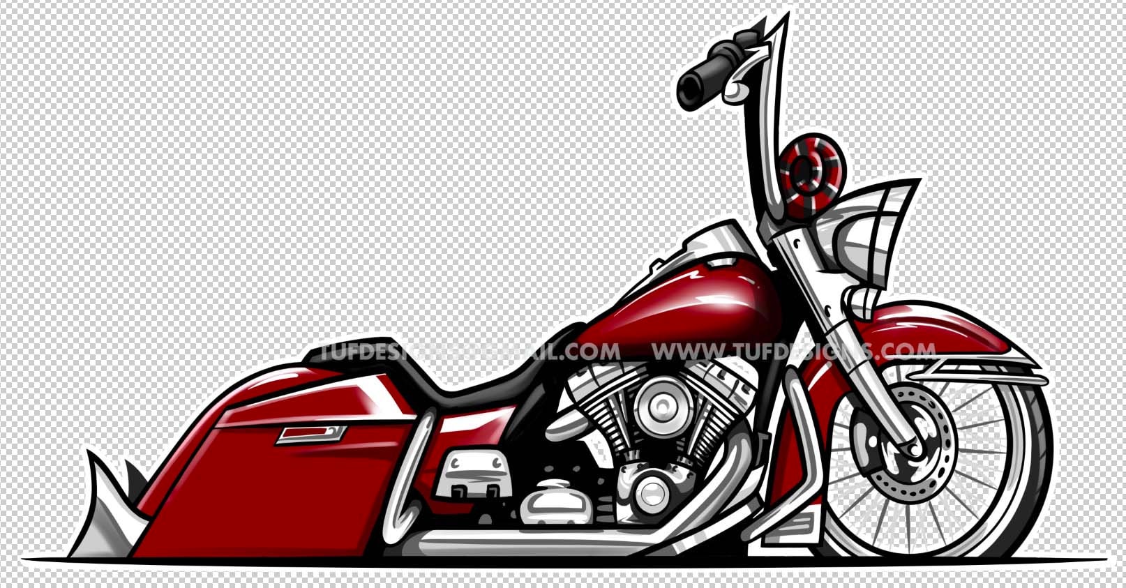 Red Cholo Style Motorcycle Artwork Drawing Biker Vicla Logo Design - Etsy