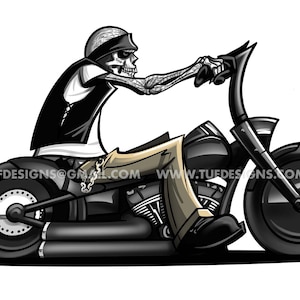 Skeleton Biker PNG Design, Motorcycle Drawing, Bike Rider Artwork ...