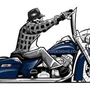 Skeleton Biker Drawing, Motorcycle Png Design, Harley Davidson Artwork ...