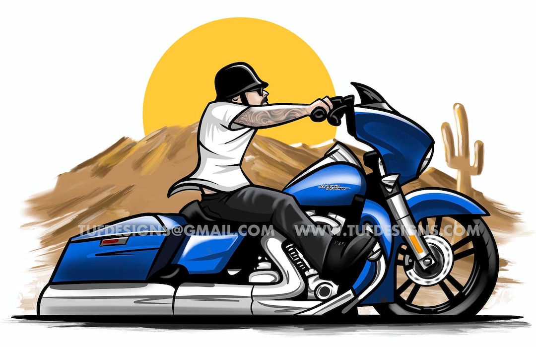 Cartoon Harley Riders