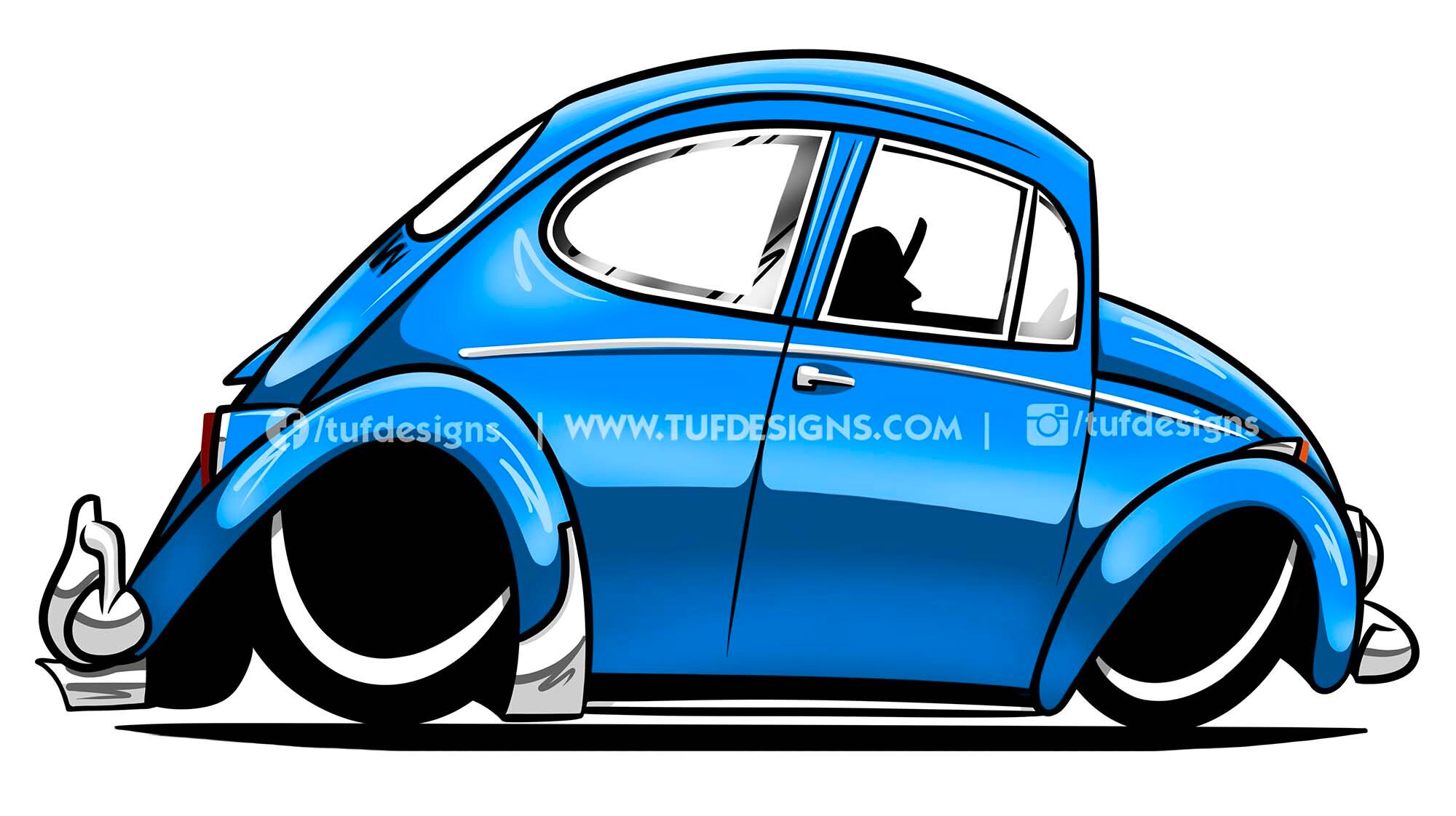 Slammed Vw Bug Drawing