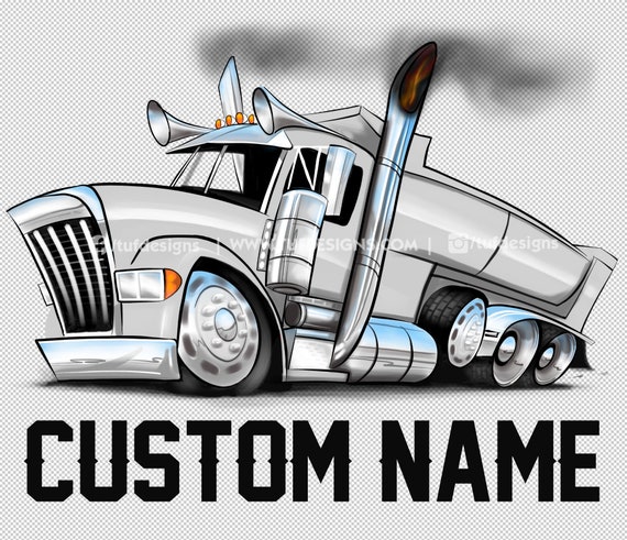Custom Semi Truck Drawings