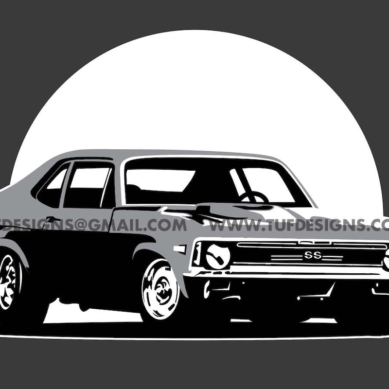 Chevy Nova Svg - Etsy