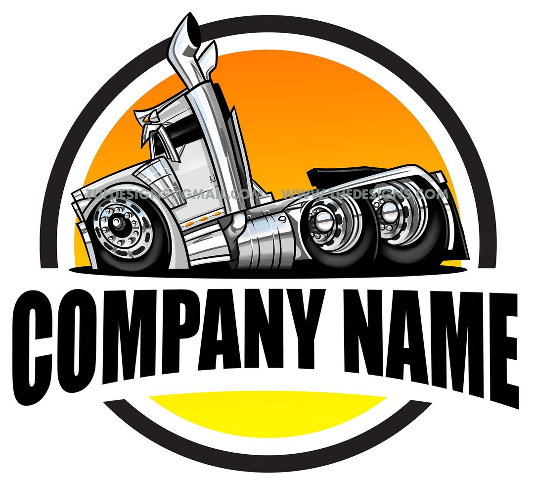 Custom Semi Truck Design, Trucking Company Logo, Trucker Artwork ...