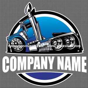 SVG Semi Truck, Trucking Company Logo, Big Rig Vector Art, Truck Driver ...