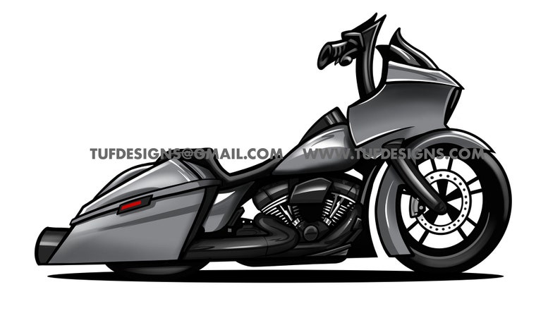 Motorcycle Drawing, Harley Png Design, Road Glide Artwork, Performance ...