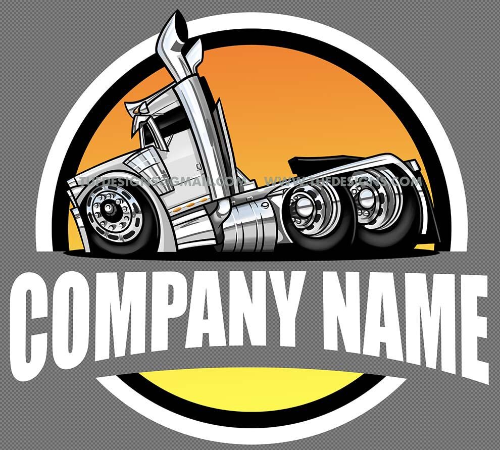 Custom Semi Truck Design, Trucking Company Logo, Trucker Artwork ...