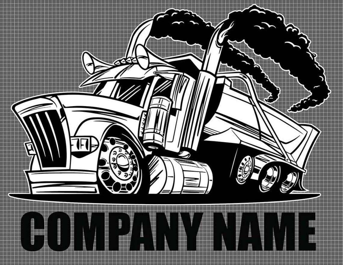 SVG Personalized Lowered Dump Truck Vector Artwork - Etsy