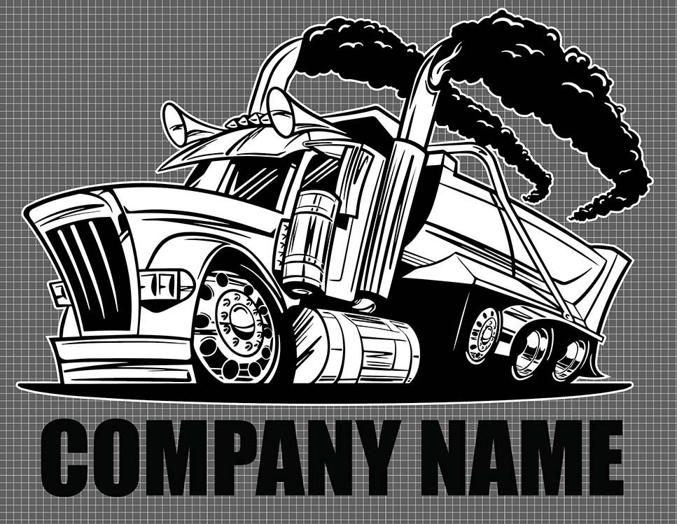 SVG Personalized Lowered Dump Truck Vector Artwork - Etsy