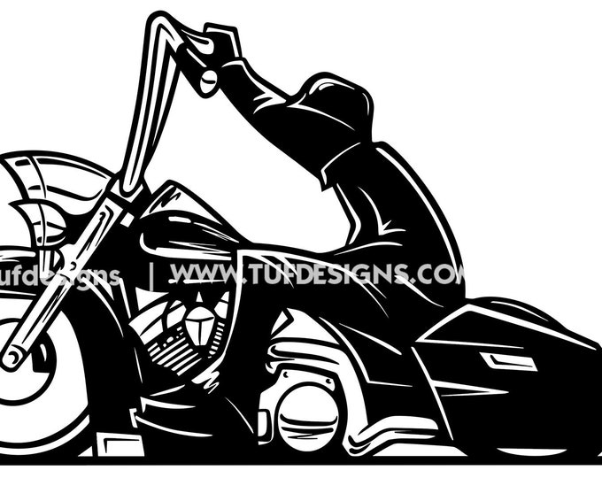 Motorcycle Artwork, Png Harley Davidson Design, Downloadable Digital ...