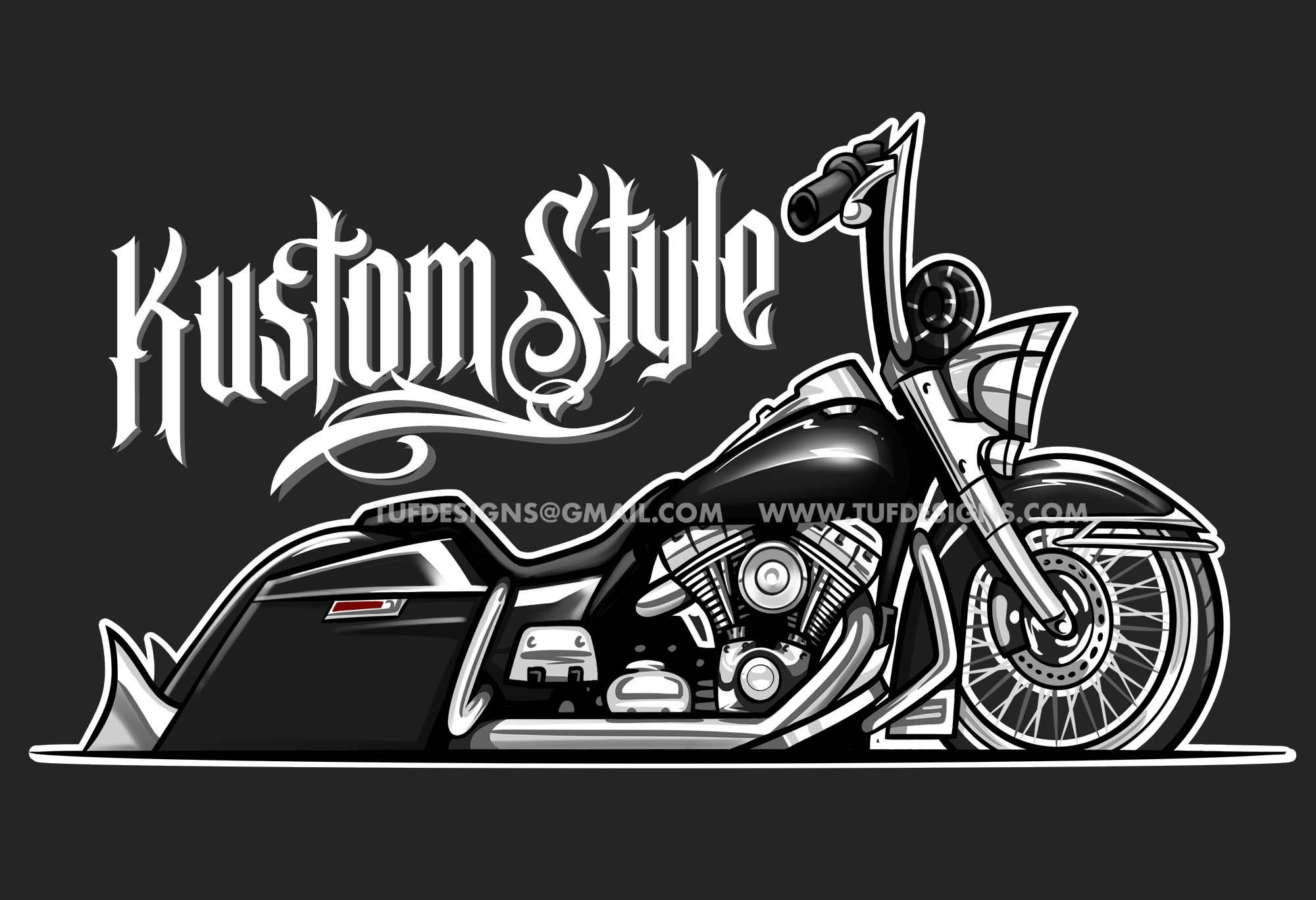 Black Cholo King Motorcycle Personalized Artwork Chicano Vicla Biker ...