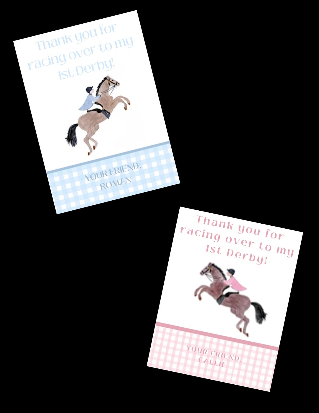 Derby Themed Party Tags, Derby Favor Tags, Horserace Birthday Favors ...