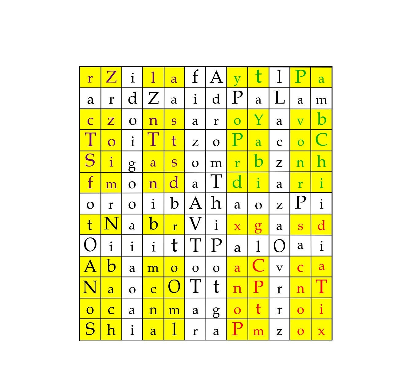 Enochian Tablet File Set - Latin | Digital Download | Enochian ...