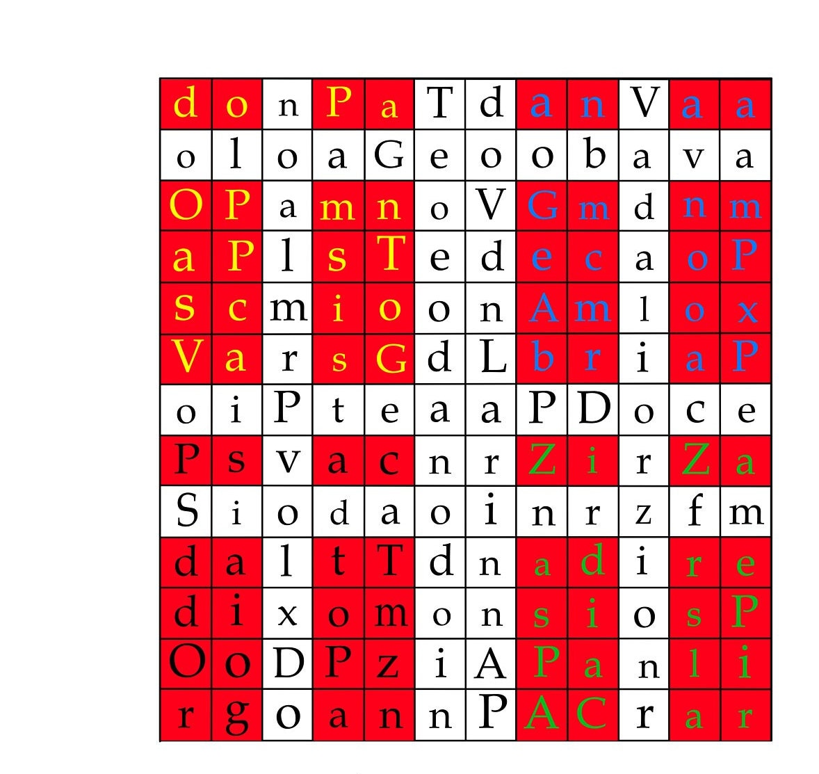 Enochian Tablet File Set - Latin | Digital Download | Enochian ...