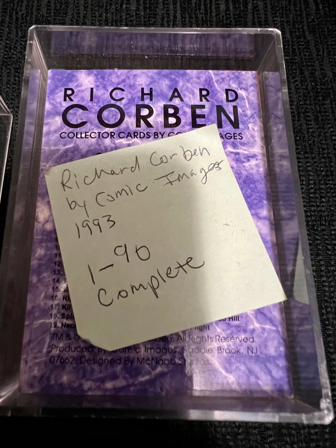 1993 Comic Images Richard Corbin Fantasy Art Cards Complete - Etsy