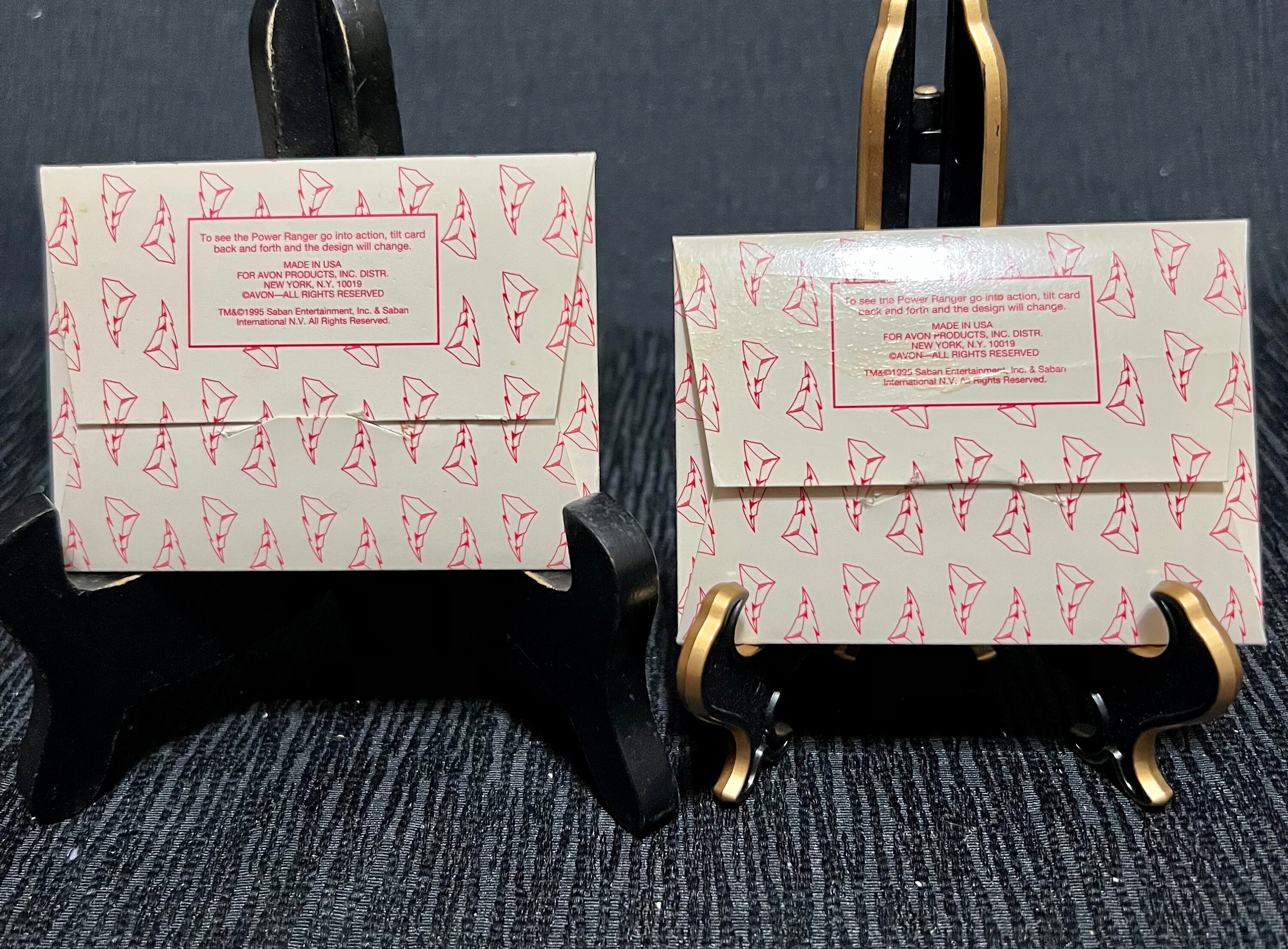 Power Rangers 1995 Avon Magic Motion Cards Lot of 2. Red and - Etsy