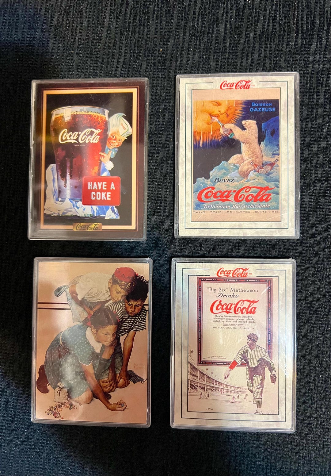 1994 Coca-cola Trading Card Prototypes/promo Exclusives Norman Rockwell ...