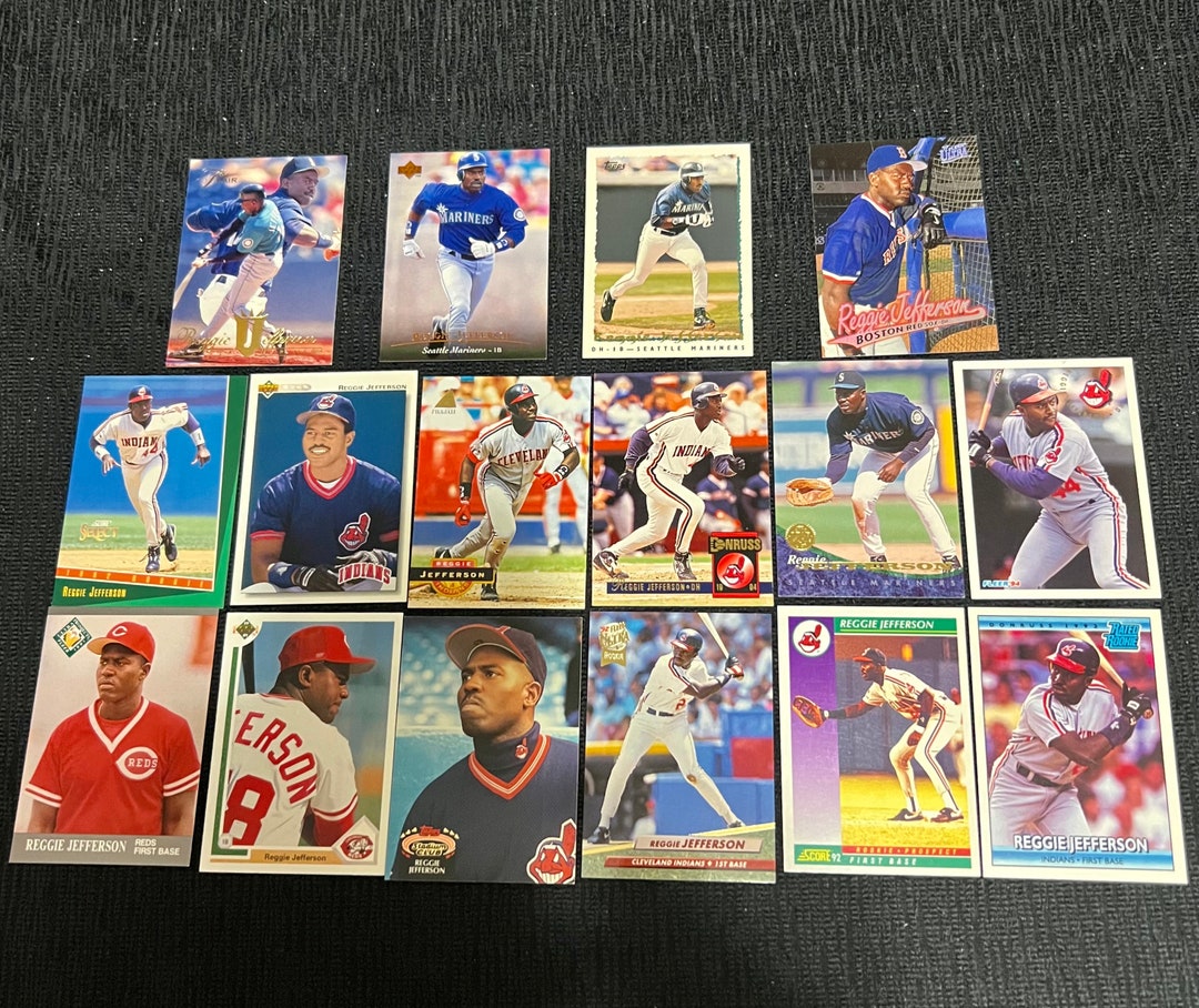 16 Reggie Jefferson Cards 1991-1997 All Different. - Etsy