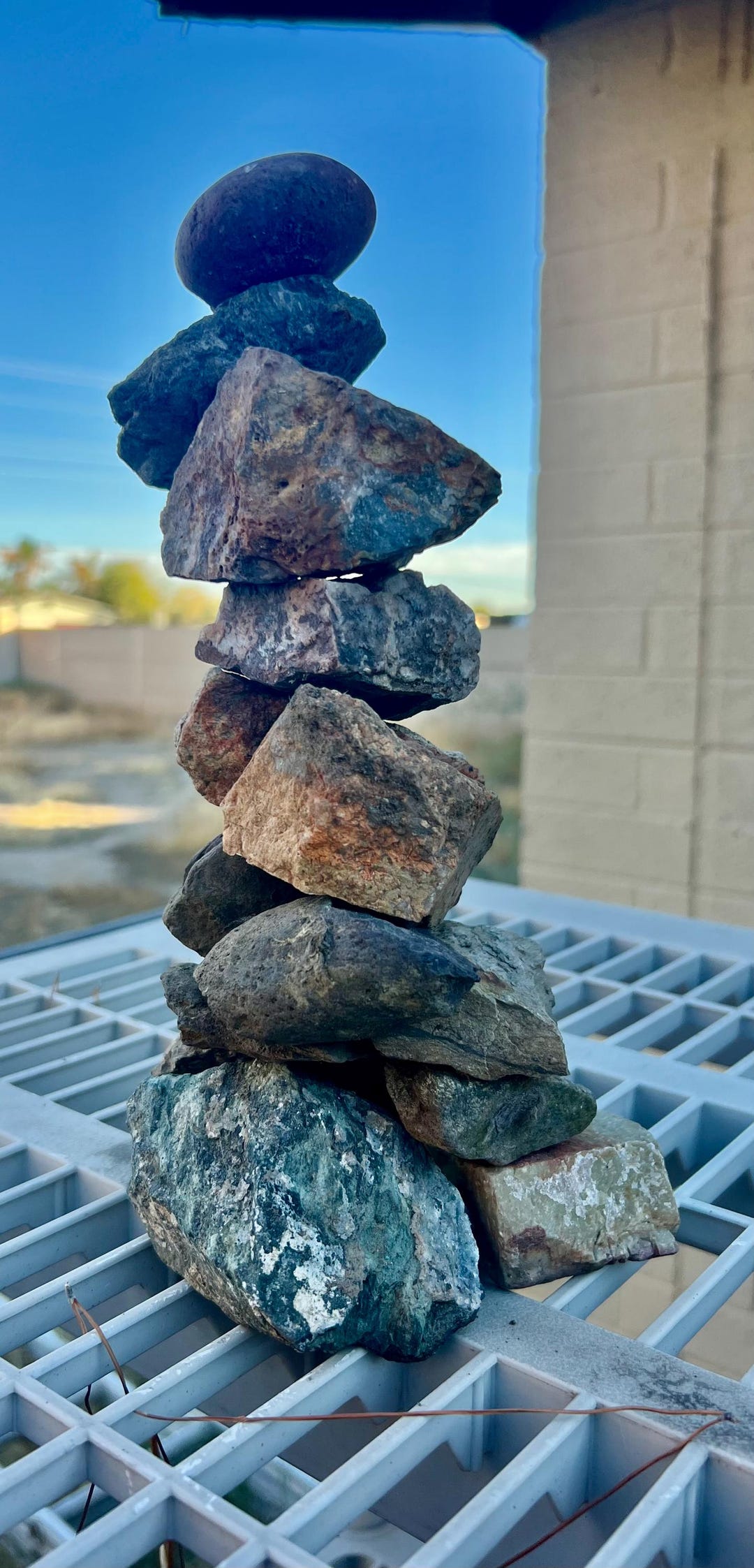 Arizona Rocks/minerals DIY Cairn Zen Rock Art Lot of 16 Stones as Shown ...