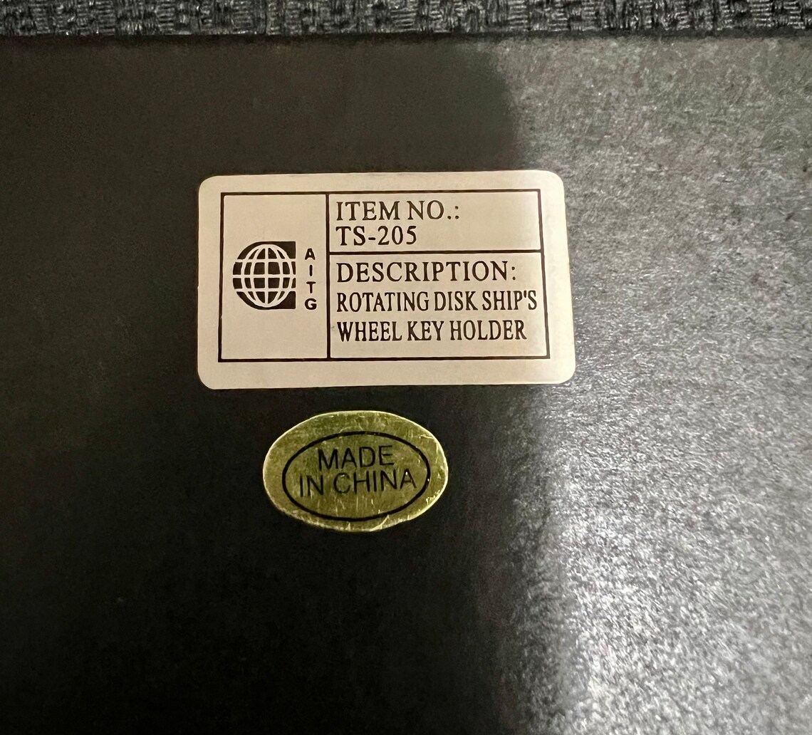 Keychain Rotating Disk Ships Wheel Key Holder Silver. Avon - Etsy