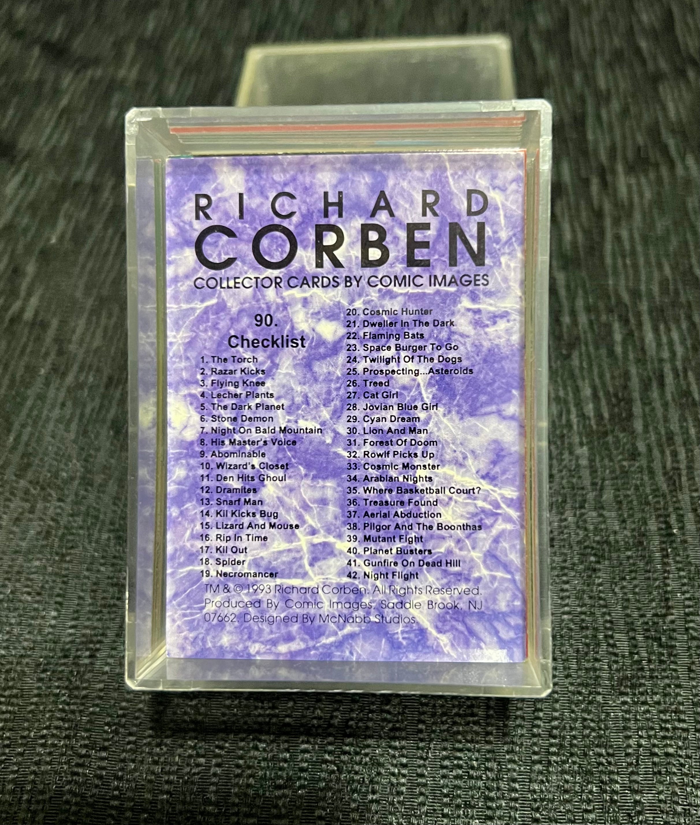 1993 Comic Images Richard Corbin Fantasy Art Cards Complete - Etsy