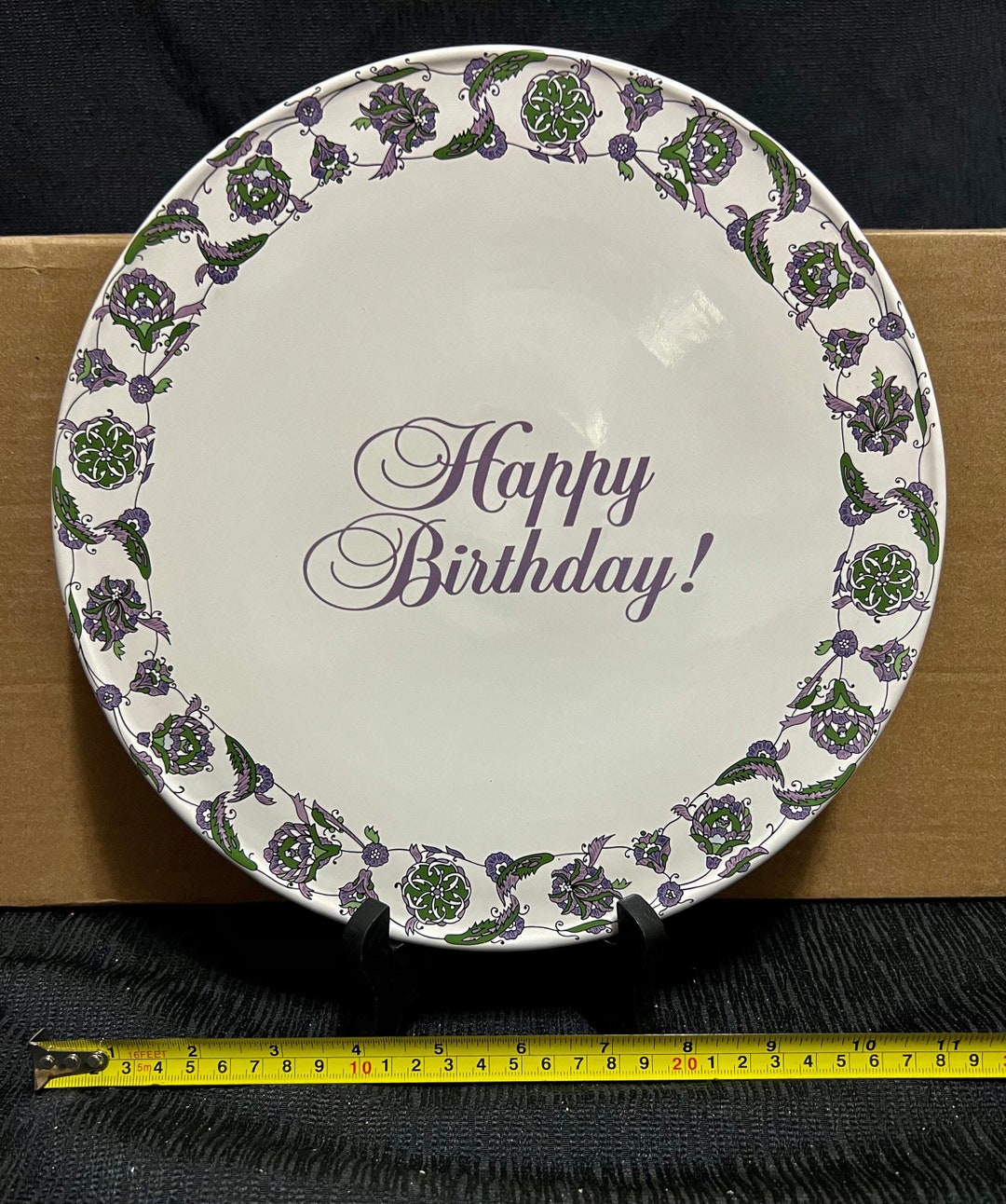 Happy Birthday Plate/ Platter Avon Presidents Club New in Original ...