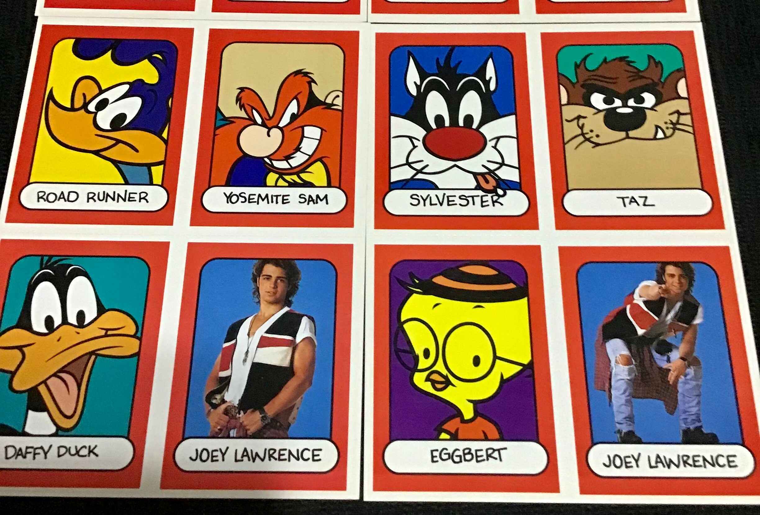 Looney Tunes Toon Into School Complete Card Set Sheets 1-4. Warner ...