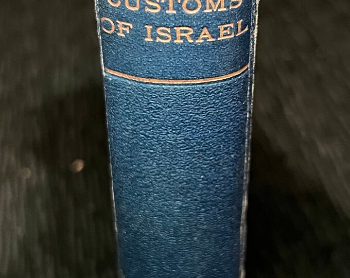 Laws and Customs of Israel 1940 Edition Translated From Hebrew HC Nice ...