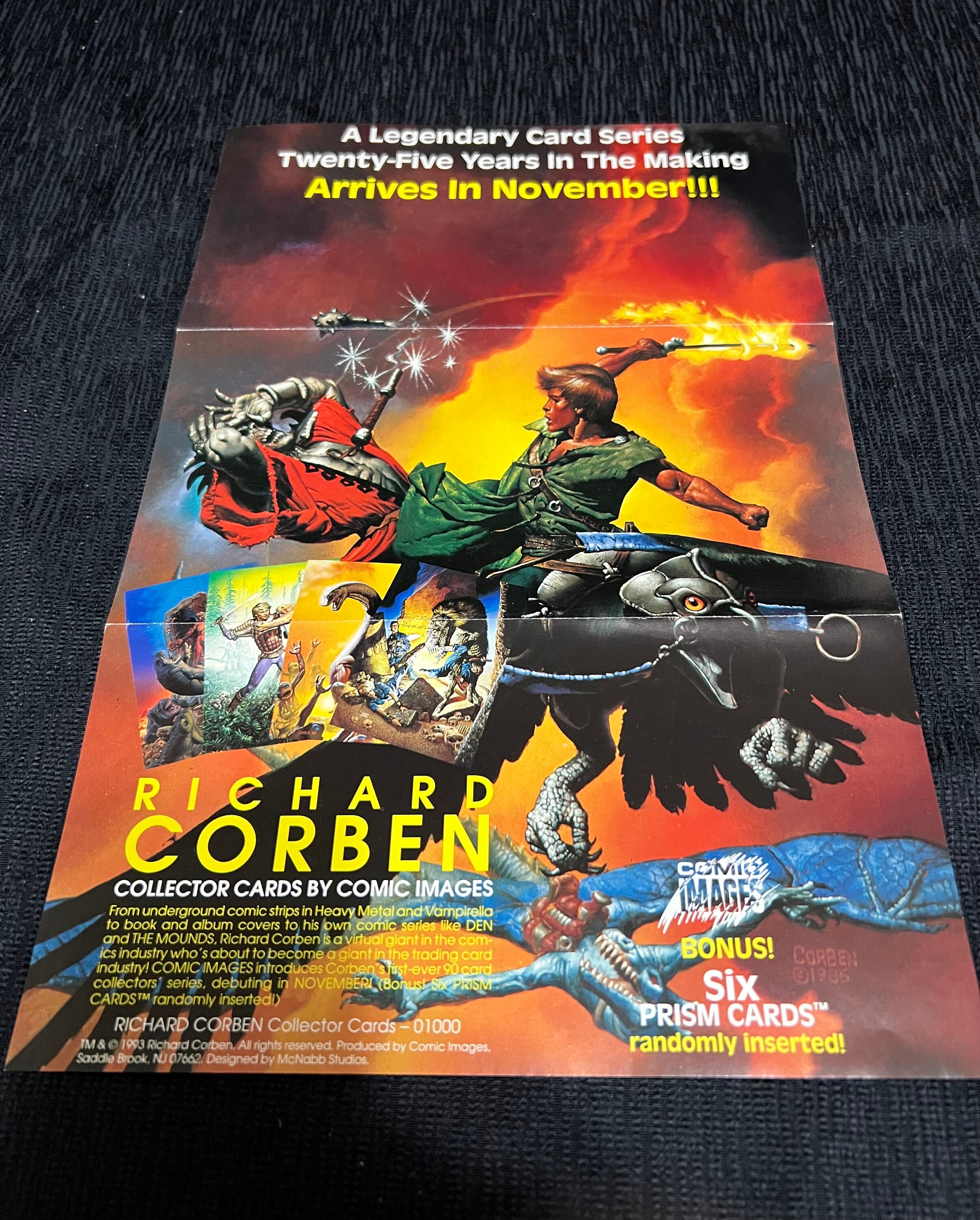 1993 Comic Images Richard Corbin Fantasy Art Cards Complete - Etsy