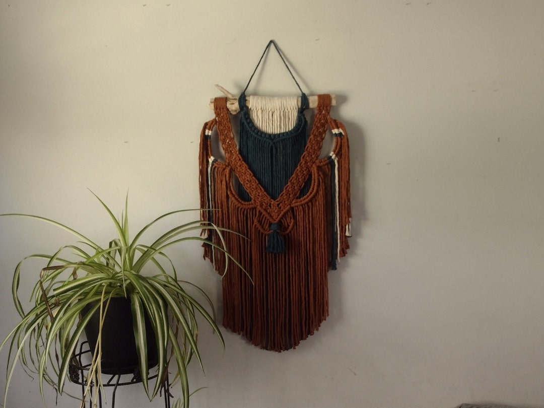 Tri Color Macrame Wall Hanging - Etsy