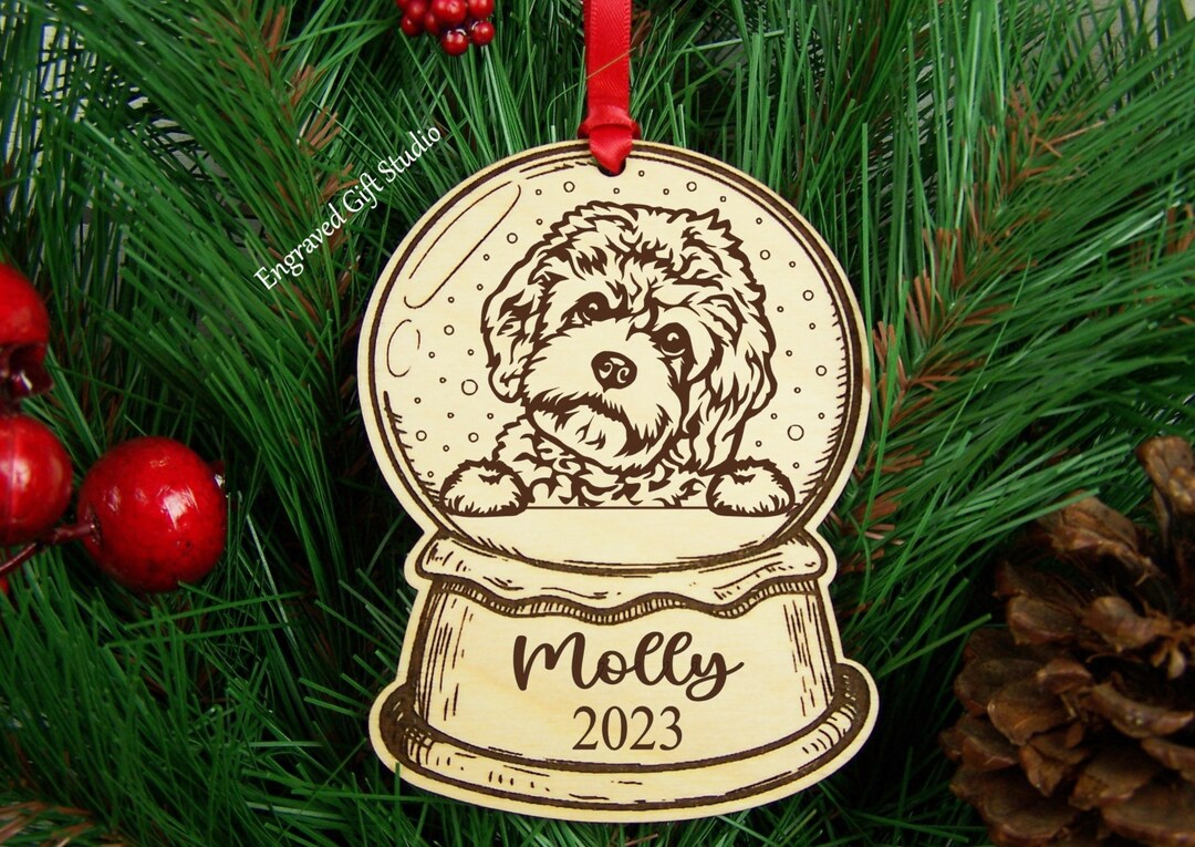 Cavapoo Ornament Personalized Dog Gift for Pet Parents, Cavoodle ...