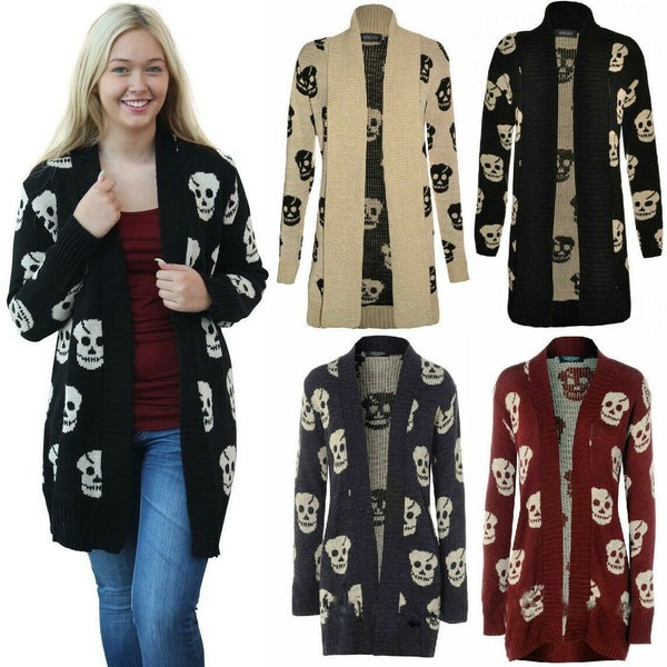 Skull Cardigan Women - Etsy